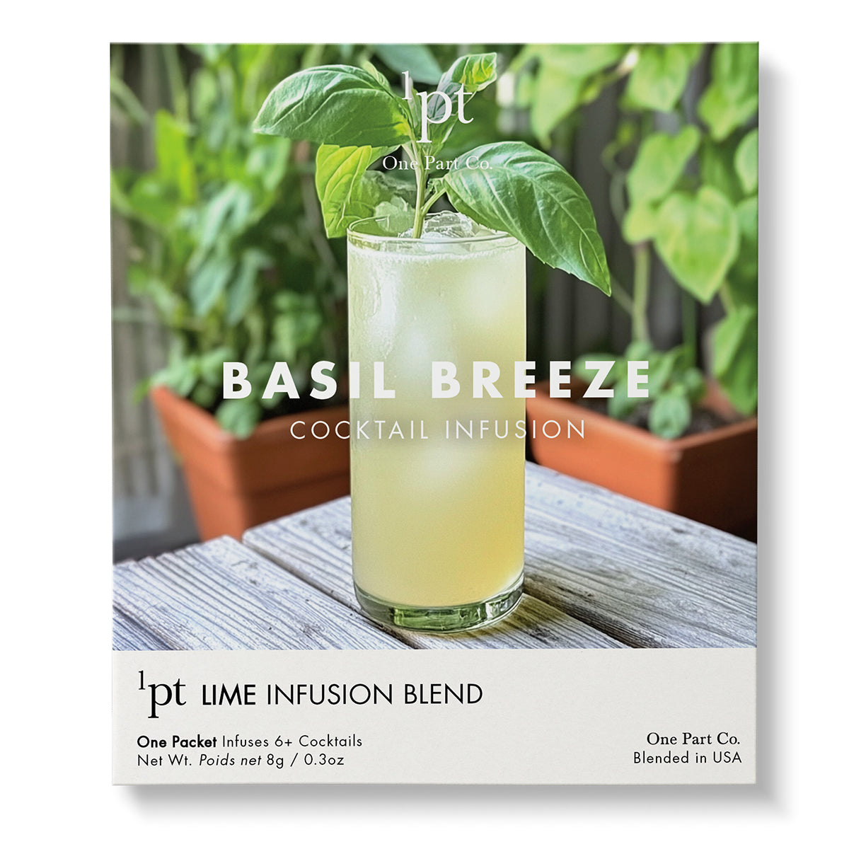 1pt Cocktail Infusion Pack | Basil Breeze – One Part Co