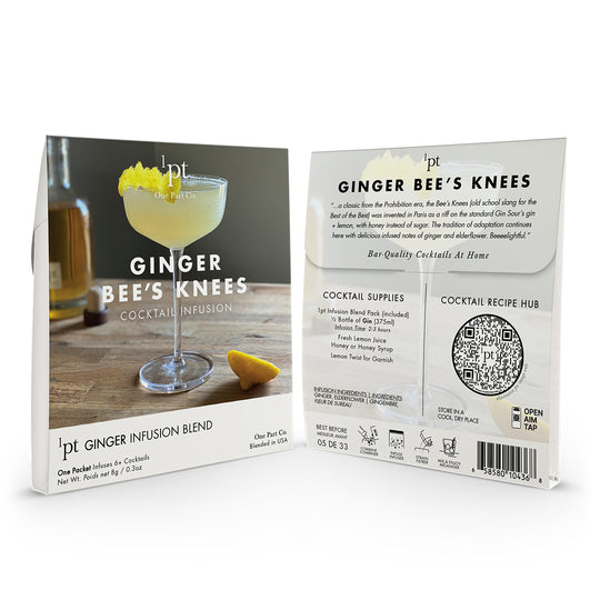 1pt Cocktail Infusion Pack | Ginger Bees Knees – One Part Co